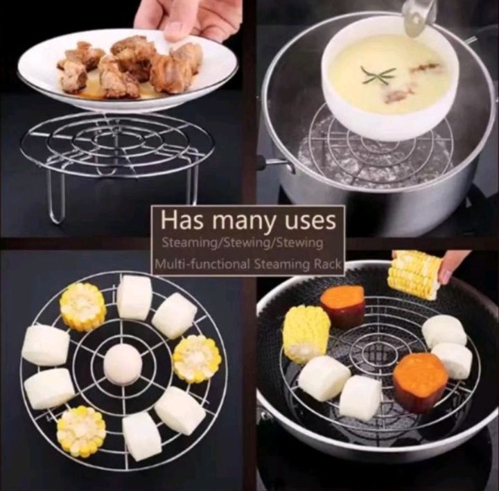 Kitchen Stainless Steel 304 Steamer Rack Steam Rack | Lazada PH
