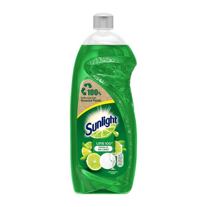 Sunlight Power Of 100 Limes Dishwashing Liquid With Real Lime Extract ...