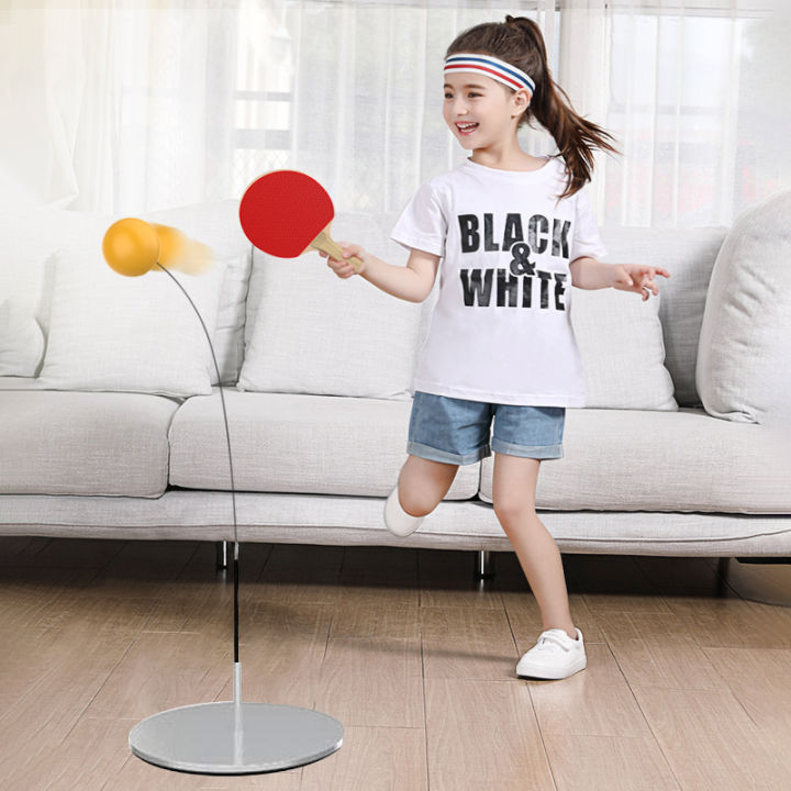 Children's Table Tennis Ping Pong Training Device Rebound Machine ...
