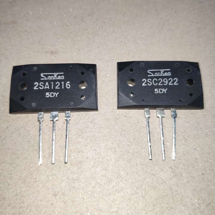 (1 set) Transistor Sanken 5DY 2SA1216 2SC2922. Tr Sanken 1216 2922 5DY Murah | Lazada Indonesia