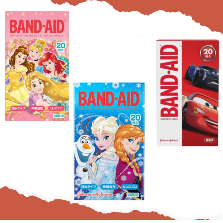 DAISO JAPAN - Princess Cars Frozen Medium Size Band-aid Bandage | Lazada PH