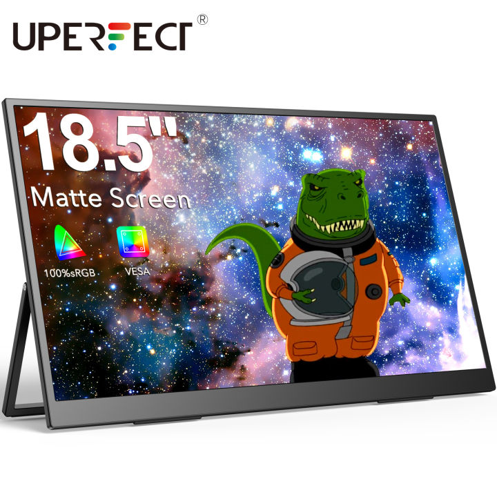 UPERFECT 18.5 inch Portable Monitor 1080P with Stand 180° Adjustable ...