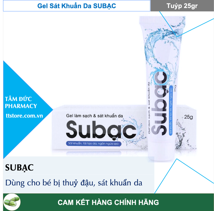[HCM]Gel Subạc 25gr Giúp làm sạch sát khuẩn tái tạo da và ngăn ngừa sẹo ...
