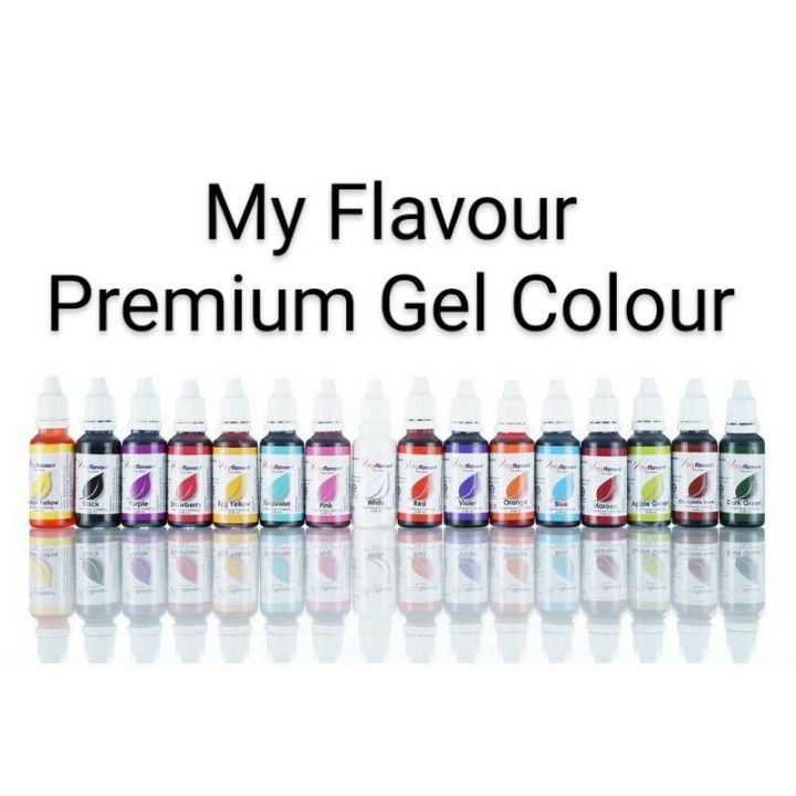 MyFlavor Edible Gel Food Colouring 25g each/ My Flavour/ My Flavor ...