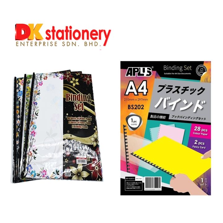 Binding Set A4 Paper I White / Colour | Lazada
