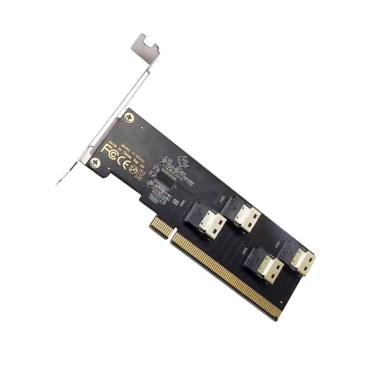PCIe X16 to 4X SFF-8654 for RAID Card PCIE VROC CARD for RAID NVME ...