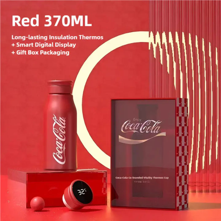 GERM x Coca-Cola CCRH Thermos Bottle Temperature Display Leak - proof ...