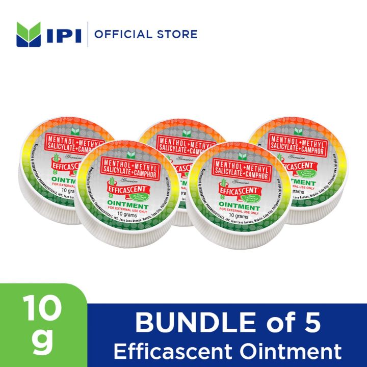 Efficascent Ointment 10g [Bundle of 5] | Lazada PH