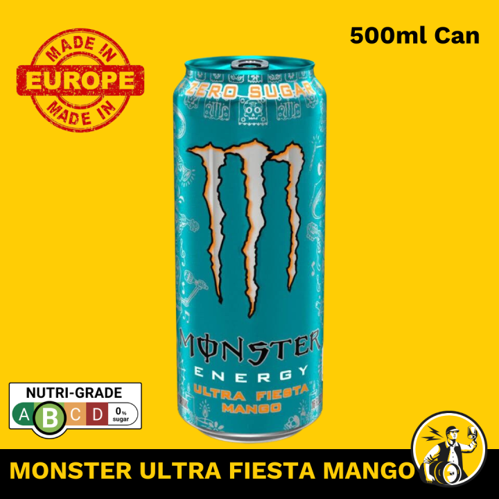Monster Energy Ultra Fiesta 500ml Carton (Full sized can, From EUROPE ...