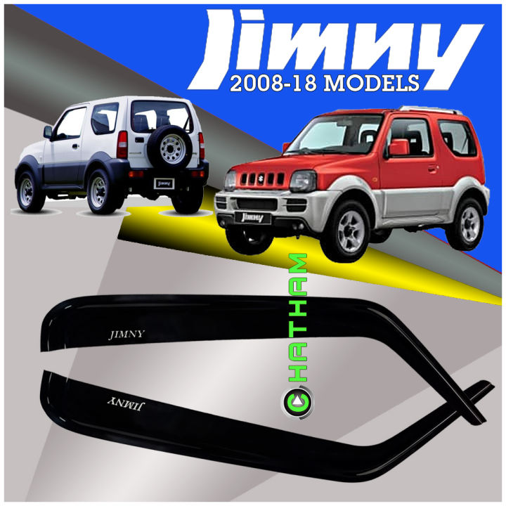 Rain Guard for Suzuki Jimny 2008 to 2018 ( Window Door Visor ) | Lazada PH