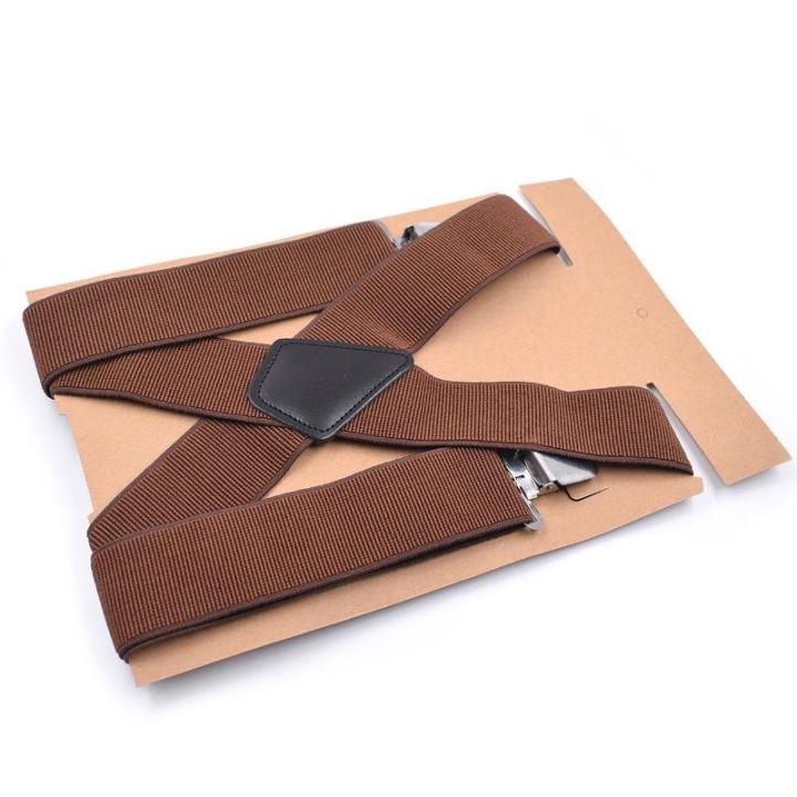 Shoulder Strap For Pants Wide Men Suspenders For Shirt 4 Clips Mens ...