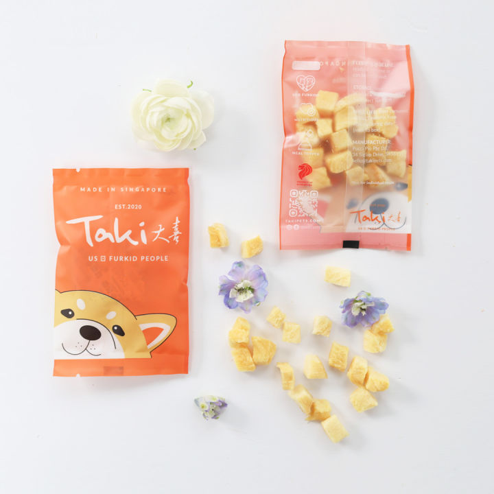 Taki Pets CANADIAN HALIBUT CUBES PREMIUM Freeze Dried Dog and Cat ...