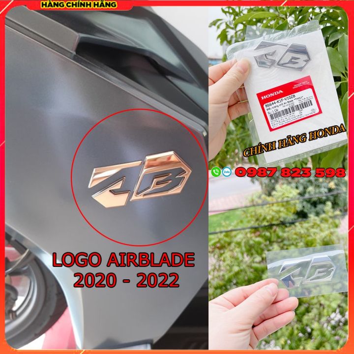 Logo Airblade AB 2020 2022 2023 chính hãng Honda (giá 1 cái) | Lazada.vn