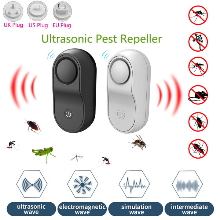 Ultrasonic Pest Repeller Electronic Control Defender Plug In Repellent ...