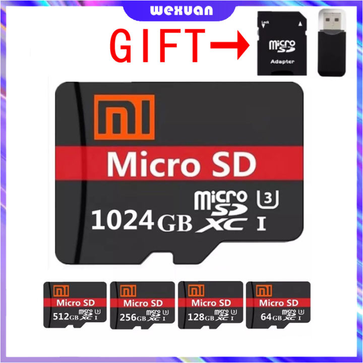 Xiaomi SD Memory Card 512GB 1tb 16GB 32GB 64GB 128GB 256GB SD/TF Flash Card Compatible With ...