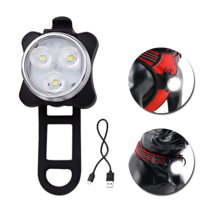 Pet Safety Dog Led Light 4 Modes USB Rechargeable Dogs Light LED ...