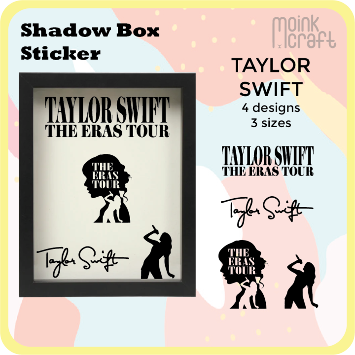Taylor Swift Eras Tour Shadow Box Waterproof Vinyl Decal Sticker | Lazada
