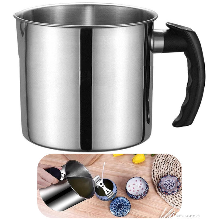 Metal Candle Making Pouring Pot Dripless Pouring Spout Design with ...