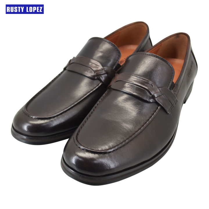 Rusty Lopez Men's Leather Formal Loafers Shoes (Jalen) | Lazada PH