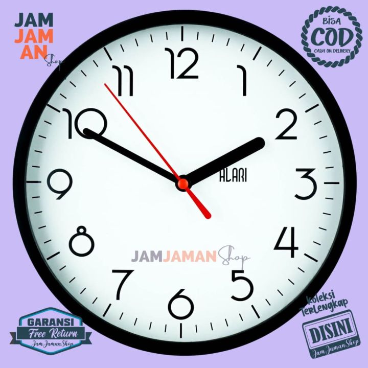Jam Dinding Analog Minimalis Dekorasi Dinding Minimalis Minimalis ...