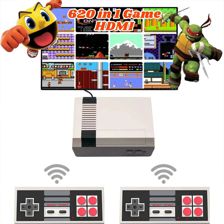 【New Arrival】wireless New NES Mini 620 games Game console NES game 80s ...