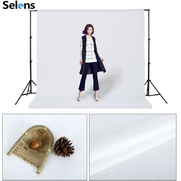 Selens Seamless Photography Backdrop Cotton Muslin Green Screen ...