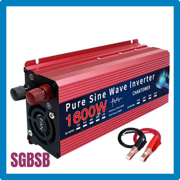 SGBSB Inverter 12v/24v To 110v/220v Pure Sine Wave Inverter 12v 220v ...