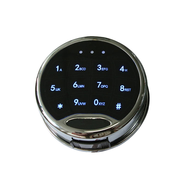 Round Touch Screen Electronic Welcome Password Lock Cabinet Lock U ...