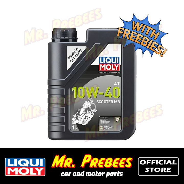 LIQUI MOLY 4T 10w40 Scooter Jaso MB 1 Liter + Freebies | Lazada PH