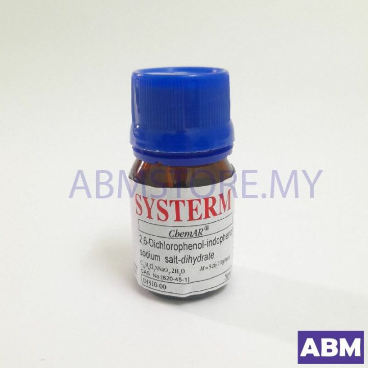 2,6-Dichlorophenolindophenol Sodium Salts (DCPIP) AR, Systerm (5g) | Lazada