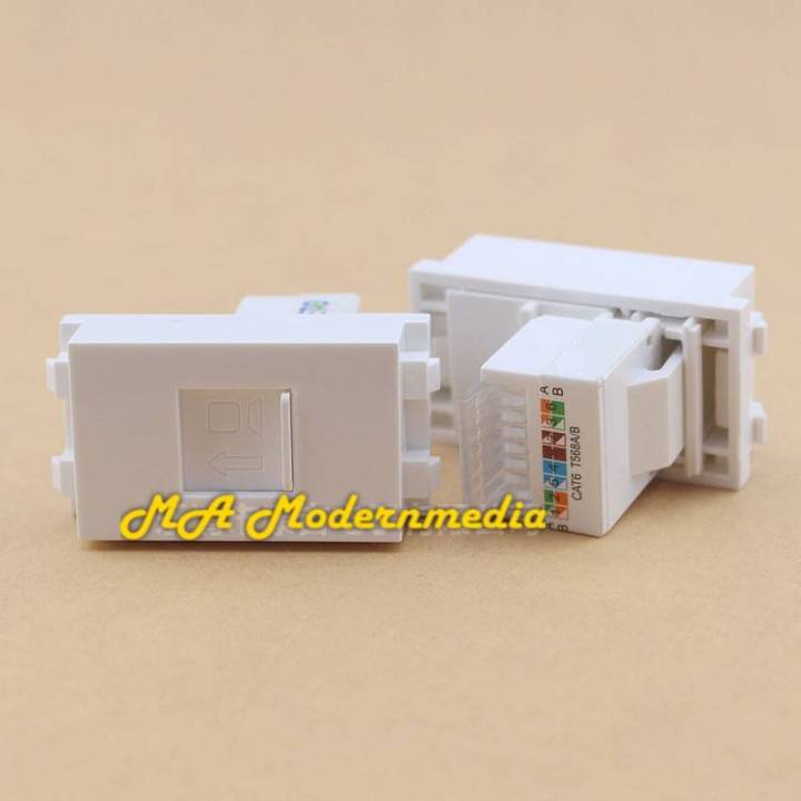 Socket LAN RJ45 Cat6 หน้ากาก LAN RJ45 Cat6 FEMALE | Lazada.co.th