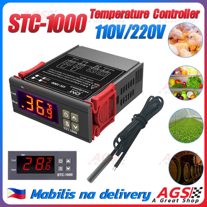 STC-1000 STC 1000 LED Digital Thermostat Controller For Egg Incubator Temperature Controller ...