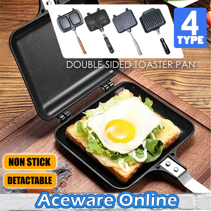 Sandwich Maker Pan Pembakar Roti Sandwich Toaster Panini Maker Bread ...