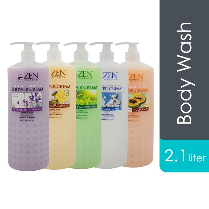 ZEN GARDEN SHOWER CREAM GOAT MILK 2100ML | Lazada