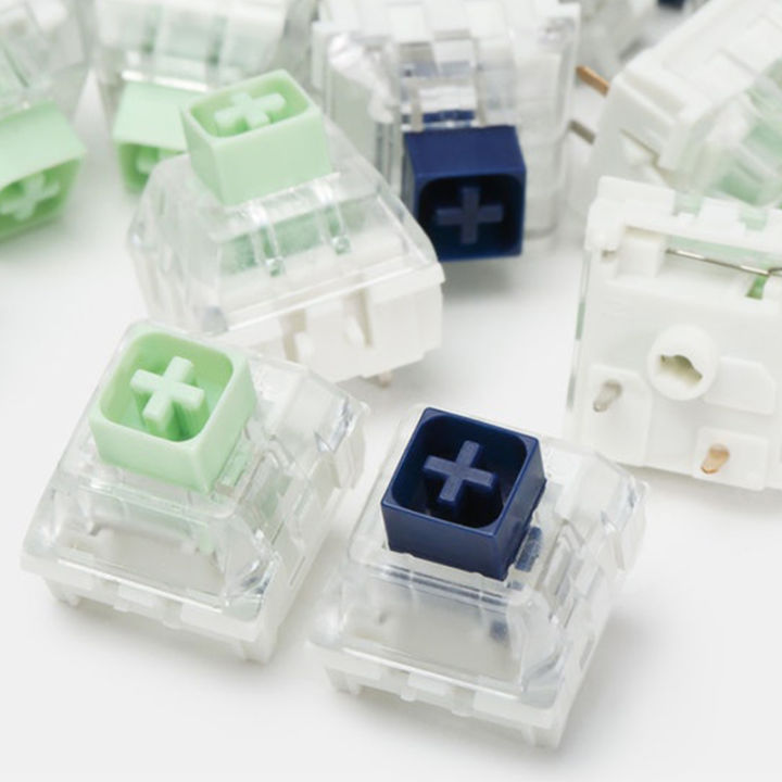 Kailh Box Navy Jade White Switches Clicky Mechanical Keyboard Switch ...