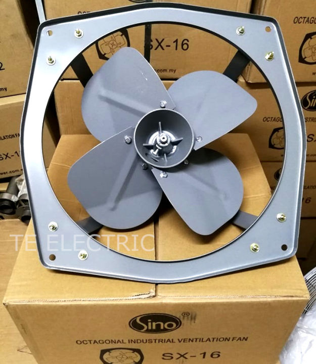 SINO 12" / 16" / 18" HEAVY DUTY INDUSTRIAL METAL WALL EXHAUST FAN | Lazada