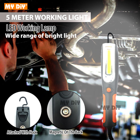 MYDIYHOMEDEPOT - 5M METAL CAGE E27 HAND LIGHT / 5M EXTENSION WIRE LED ...