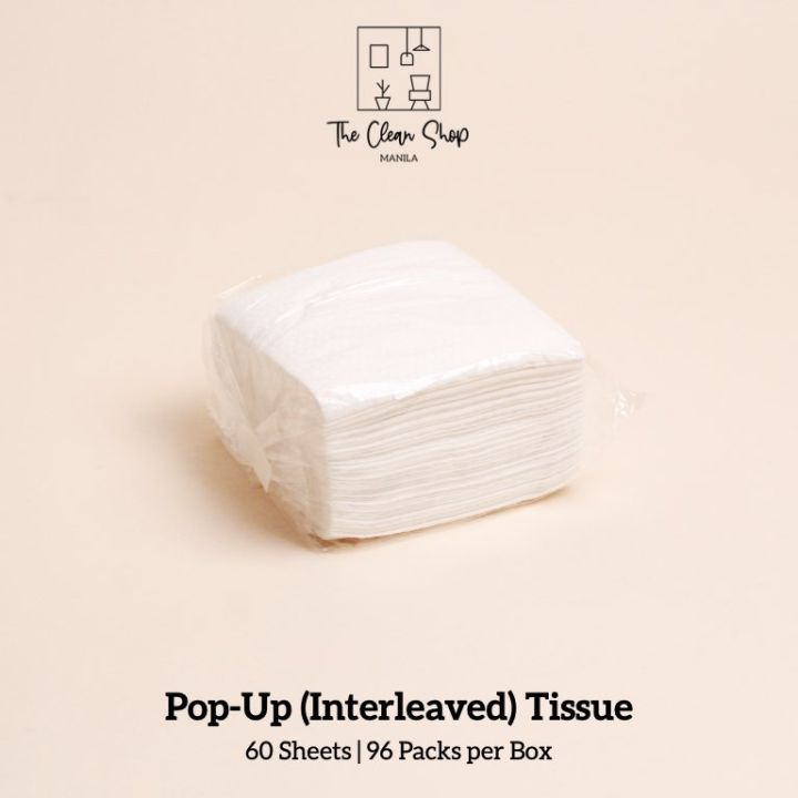 The Clean Shop MNL Pop-up Tissue Paper [100 Pulls] [2-Ply Virgin Pulp ...