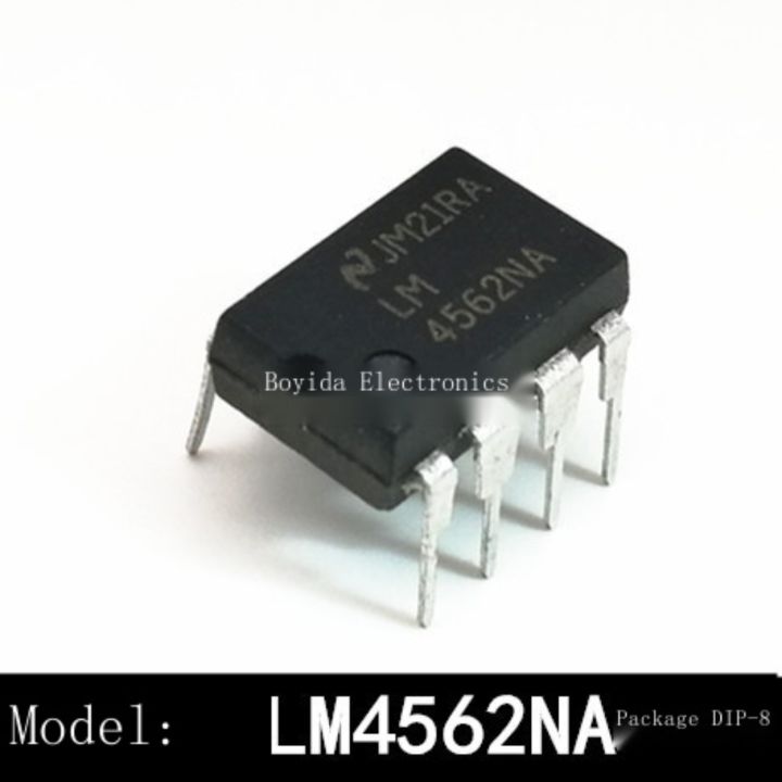 10Pcs ใหม่นำเข้า LM4562NA Dual-Op Amp อัพเกรดไข้เกรด LM4562 DIP-8ปลั๊กตรง | Lazada.co.th