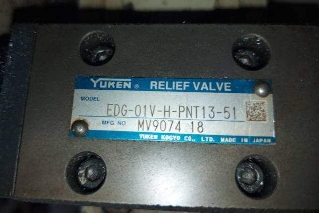 PROPORTIONAL RELIEF VALVE EDG-01V-H-PNT13-51 YUKEN HYDRAULIC PROPORTIONAL RELIEF VALVE วาล์วปรับ ...
