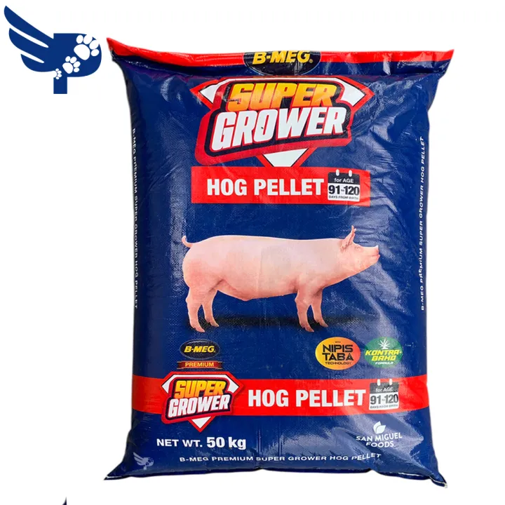 B-MEG Premium Grower Hog Pellet - New Packaging - For Pigs, Hogs, Swine ...
