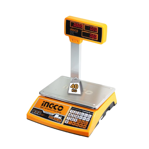 INGCO 40Kg Electronic Weighing Scale Heavy Duty Weighing Machine ...