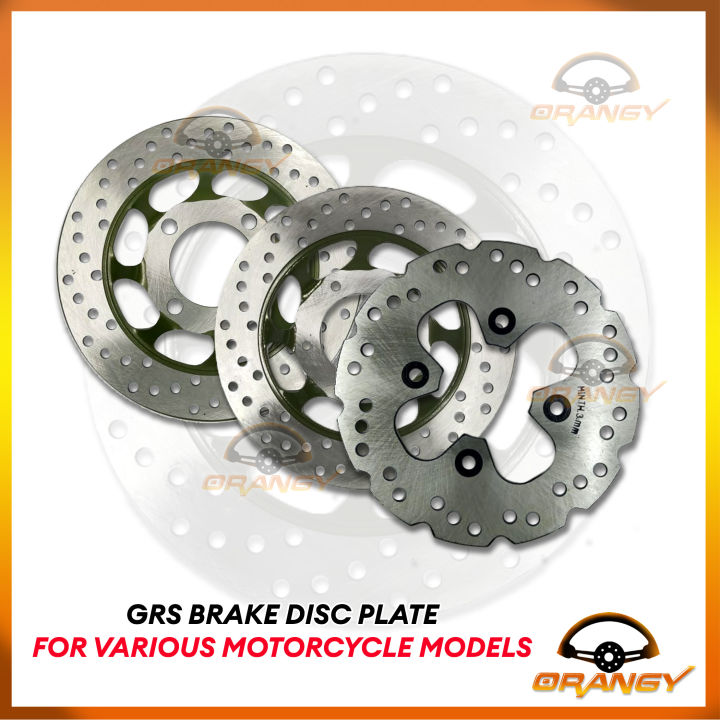 GRS Motorcycle Brake Disc Plate for XRM, Wave125, Wave110, Rusi and ETC ...