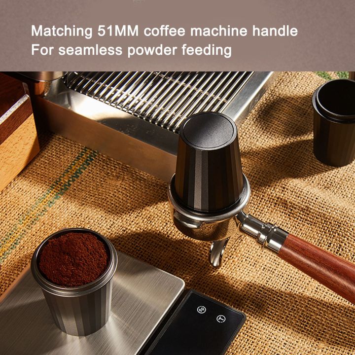 Dosing Cup Multipurpose Coffee Powder Feeder Cup 58mm Prevent Corrosion ...
