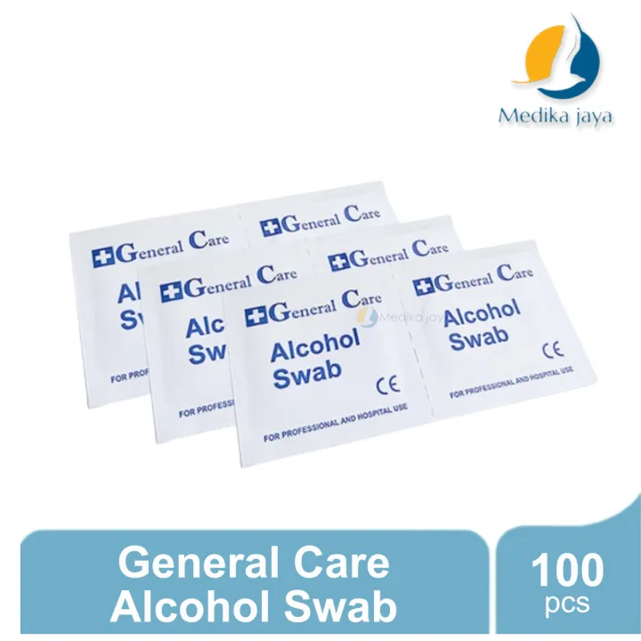 General Care Alcohol Swab 100pcs / Alkohol Swab Isi 100 pcs / Medika ...