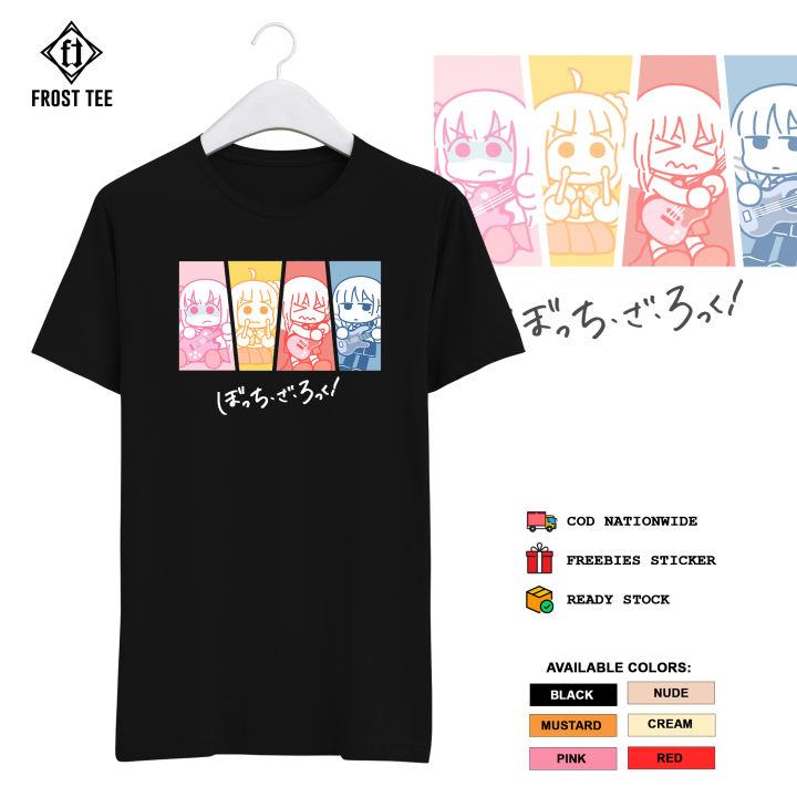 Bocchi the Rock! Chibi Anime Shirt | FROST TEE | Lazada PH