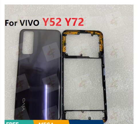 ฝาหลังปลอกหุ้มสำหรับ Vivo Y52 Y72 V2053 V2041เฟรมกลาง | Lazada.co.th
