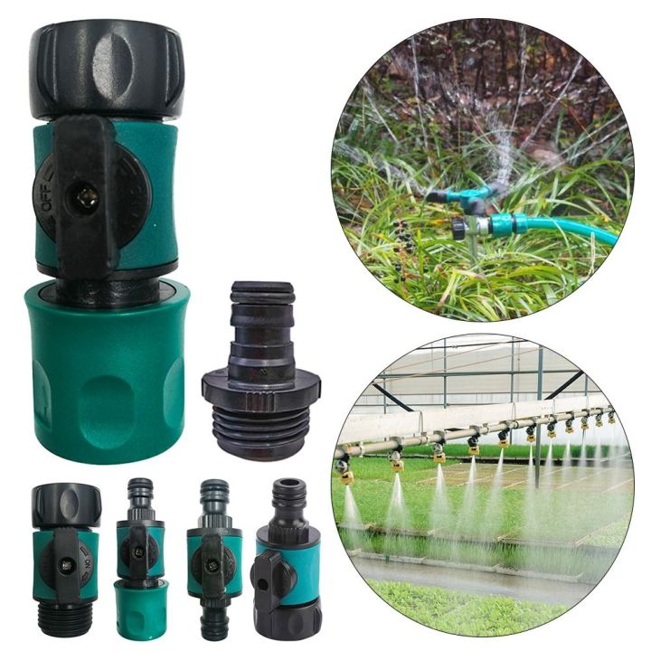 POEM Plastic Valve Water Hose Coupling 3/4" Female Thread Switch Two ...