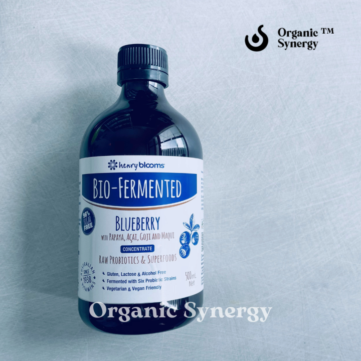 Henry blooms Bio-Fermented Blueberry 500 mL | Lazada