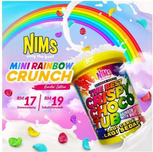 NIMS CHOCOTUB RAINBOW SERIES LIMITED EDITION | Lazada